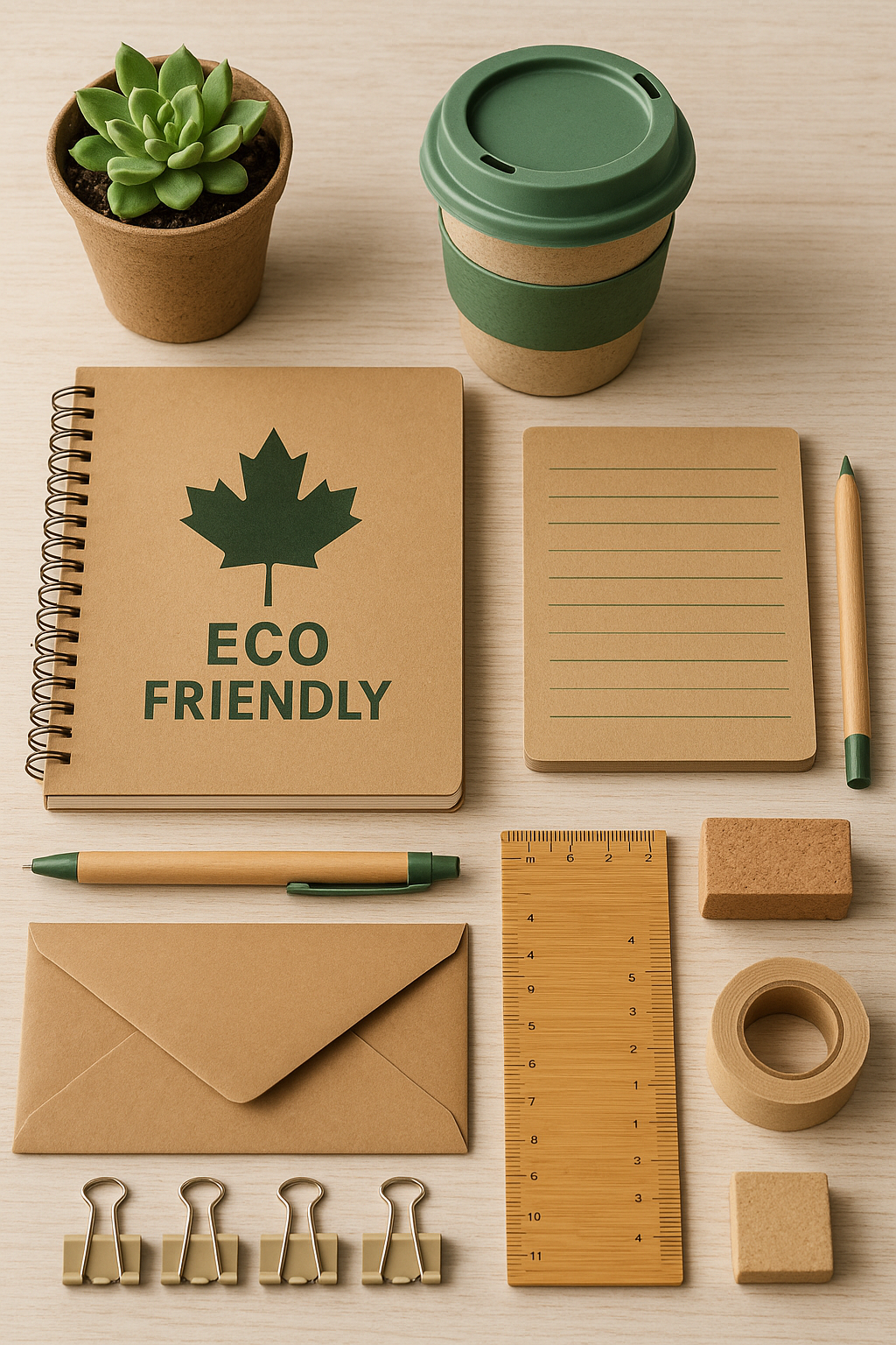 Eco-Friendly Office Supplies for Sustainable Canadian Work